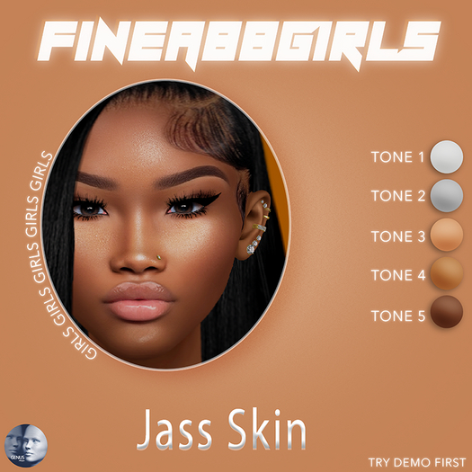 Second Life Marketplace - F88- Jass Skin Praline